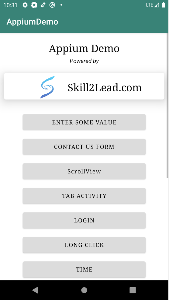 Install Test APP : Appium Python - Skill2Lead.com